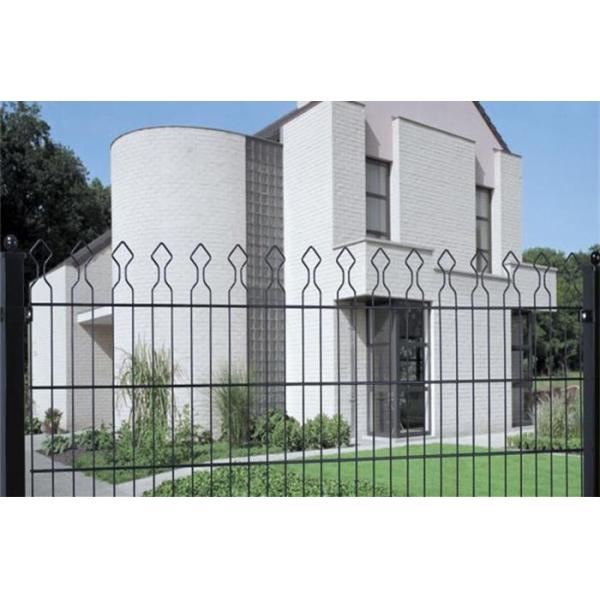 Quality Bending Top H1.5m Welding Mesh Fence Round Post for sale