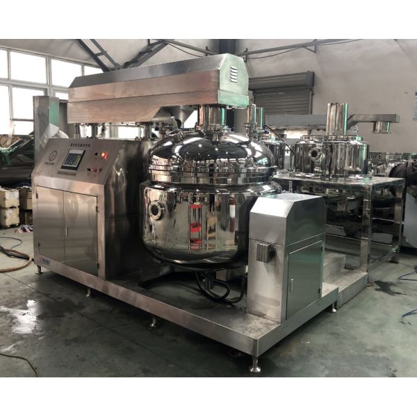 Quality 750L Toothpaste Production Equipment Emulsifying Mixer With Scraper 3500 R.P.M for sale