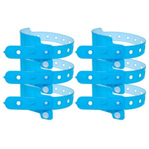 Quality Customizable Vinyl Event Wristbands Personalised Silk Screen Printing for sale