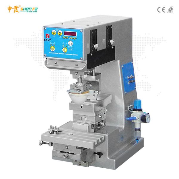 Quality Pad Printing Machine Mini Desktop Single Color Printer Featuring Adjustable XYR for sale