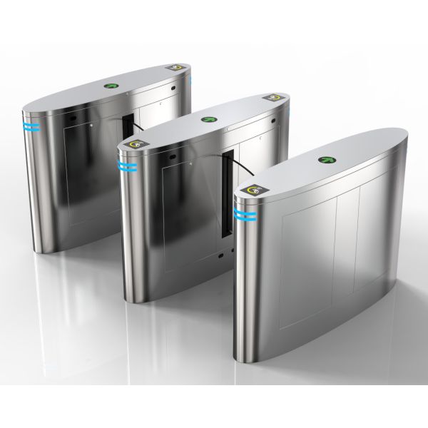 Quality RS232 Communication Turnstile Flap Barrier for sale