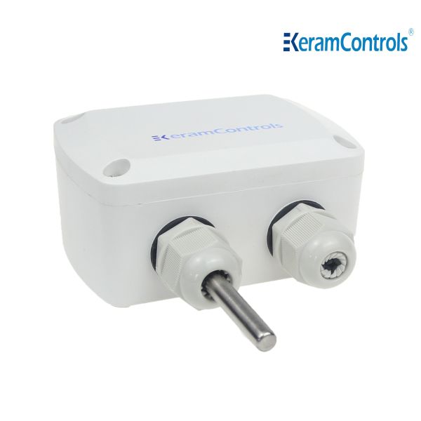 Quality PT1000 Temperature Sensor Temperature Gauge With 2 Wire PC ABS Housing for sale
