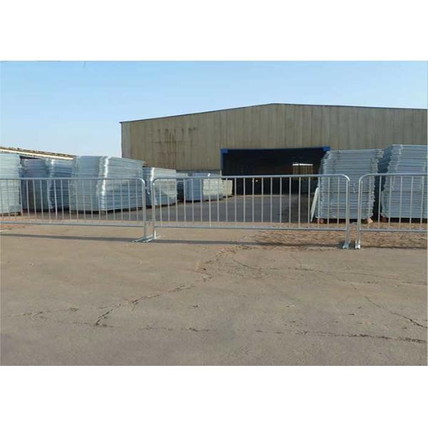 Quality Iron Metal Flat Feet Event Crowd Control Barriers Pedestrian Barrier Fencing for sale