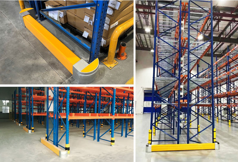 Racking Upright Protectors  Rack End  Protector Guard  Warehouse Safety Bollard