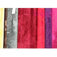Quality Dying Embossed Luxury Italian Fabrics For Room Curtain Velvet Fabric Online for sale