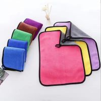 Quality Customizable Microfiber Auto Drying Towels Thick Colar Fleece Convenient for sale