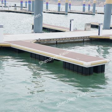 Quality Aluminum Alloy Floating Dock Wharf Pontoon Floating Jetty Pier Float Dock for sale