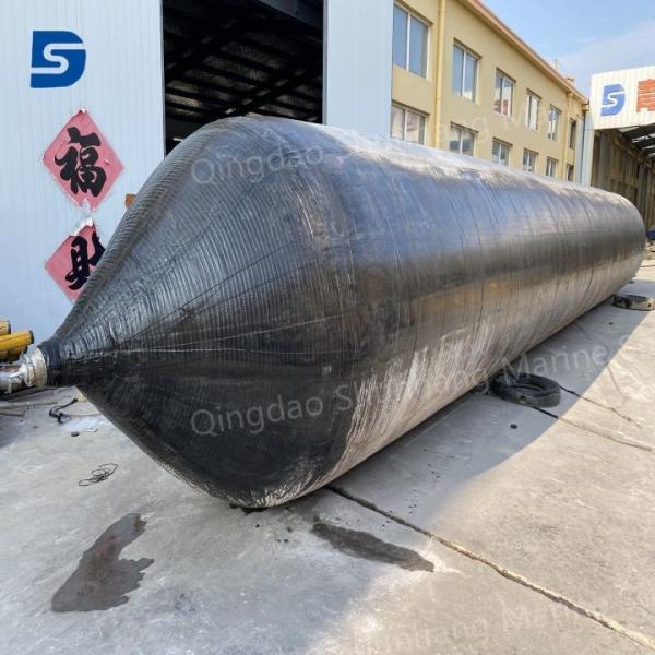 Quality Black Marine Rubber Airbag with Inflate And Repair Kits OEM Available for for sale