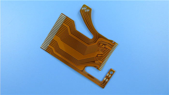 Quality Tin-plated Flexible Printed Circuit Board FPCB with FR-4 Stiffener for LCD for sale