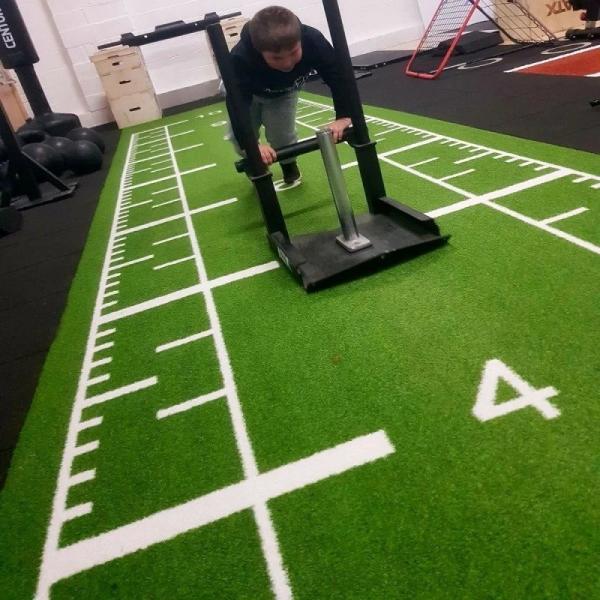 Quality High Density 63000 Stitches/m2 Customized Gym Grass for Sports Floor and Sled for sale