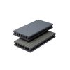 china 6 Round Hole 138 X 23 Capped Composite Decking Brushing Recycled Plastic Decking