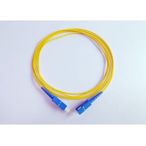 Quality LSZH 2.0mm Ftth Simplex Fiber Optic Patch Cord SC UPC for sale