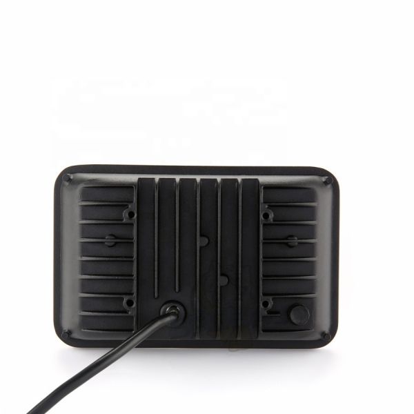 Quality Red Blue Flash 12V White Color Rectangle Universal Car Truck Work Lights for sale