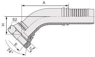 Hydraulic Parts Bsp BSPT Jic Orfs Stainless Carbon Steel Hydraulic Pipe Fittings Ferrule