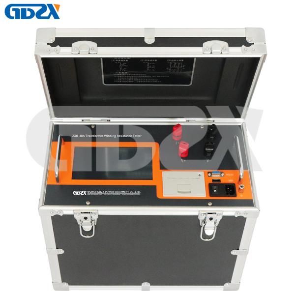 Quality ZXR-40A 40A Transformer Testing Equipment DC Winding Resistance Tester High for sale