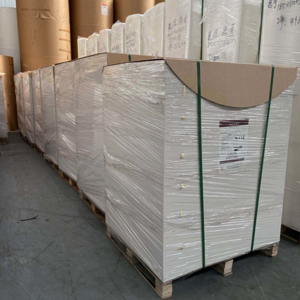 Quality Eco Friendly Double Side PE Coated Paper Sheet Offset Printing For Food for sale