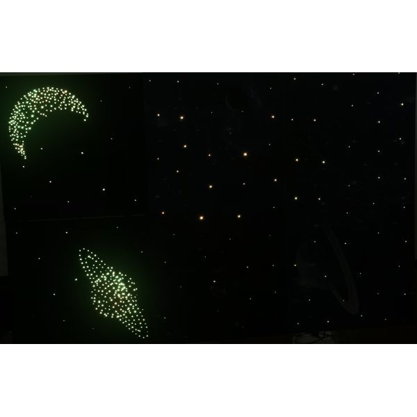 Quality Polyester Fiberboard Ceiling Light Panel 9mm Thickness 90W For Decoration for sale