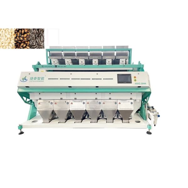 Quality High Yield Sesame Color Sorter Optical Sorting Machine 6 Chutes 384 Channel for sale