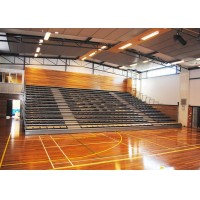 Quality Retractable Football Stadium Bleachers / Customized Indoor Gym Bleachers 500MM for sale