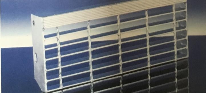 hot dipped galvanized steel grating used for stair tread