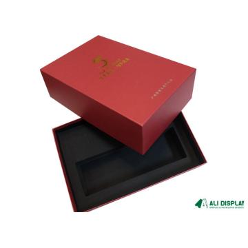 Red 350mm Cosmetic Packaging Boxes 200gsm Cosmetic Cardboard Packaging