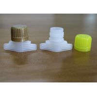 Quality 18mm Outer Dia Plastic Spout Caps For Laundry Detergent Pouch Packaging for sale