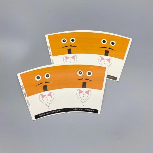Quality FSC Flexo Paper Cup Raw Material 230gsm PE Coated Paper Cup Blank for sale