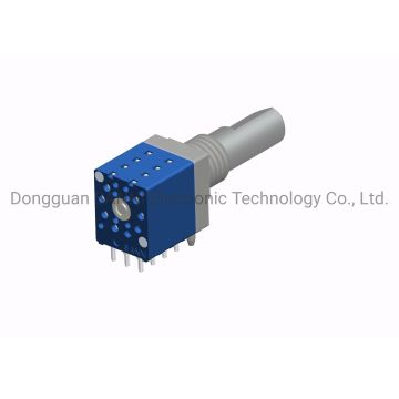 Quality Quad Unit Absolute Encoder Rotary Sealed Metal Shaft For Walkie Talkie for sale