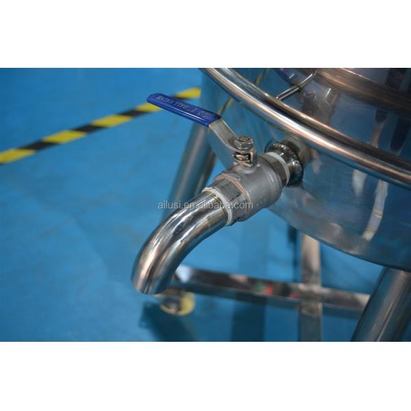 Quality Stainless Steel Mixing Tank Heating Raw Material Mascara Homogenizer Lipstick for sale