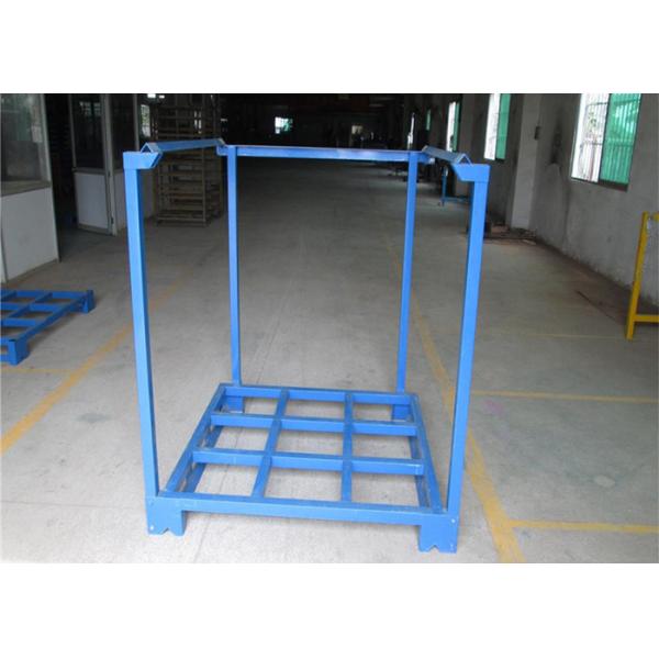 Quality Q235B Metal Warehouse Storage Shelves Stackable Storage Cages for sale