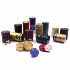 Quality Plastic Aluminum PVC Heat Shrinkable Wraps Film for Round Shape Custom Whiskey for sale