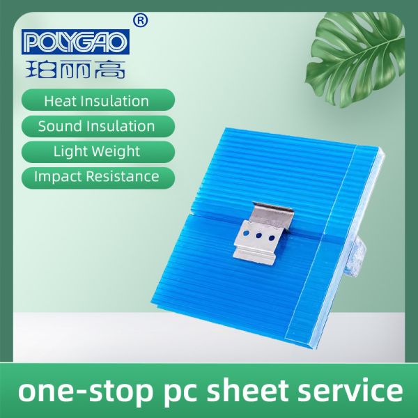 Quality Customized Length And 500-1050 Mm Width Danpalon UV Blocking Multicell for sale