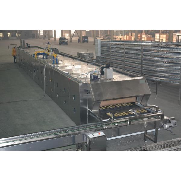 Quality Complete Pizza Production Line With Proofing Room And Tunnel Oven And Spiral for sale