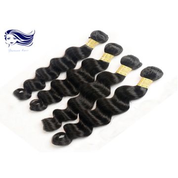 Quality Dyed Unprocessed Jet Black Body Weave Soft No Shedding No Tangle for sale