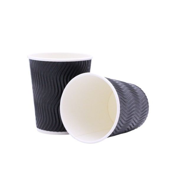 Quality 12 oz Coffee Cups Leak-Proof Disposable Paper Cups for Hot/Cold Beverages for sale