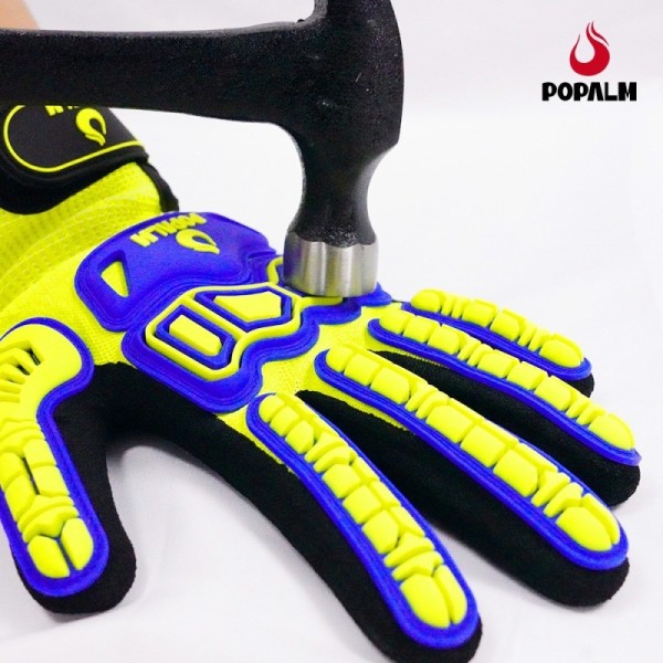 Quality 13 Guage Protective Gloves Cut Resistant Level C Sandy Nitrile Work Gloves for for sale