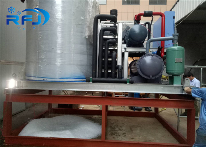 Quality 14kw Industrial Ice Block Making Machine , Clear Ice Block Maker Machine 380V for sale