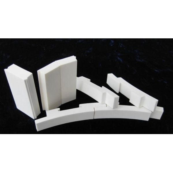 Quality Custom Corundum Refractory Ceramic Ball / Rods / Tube / Lining Bricks for sale