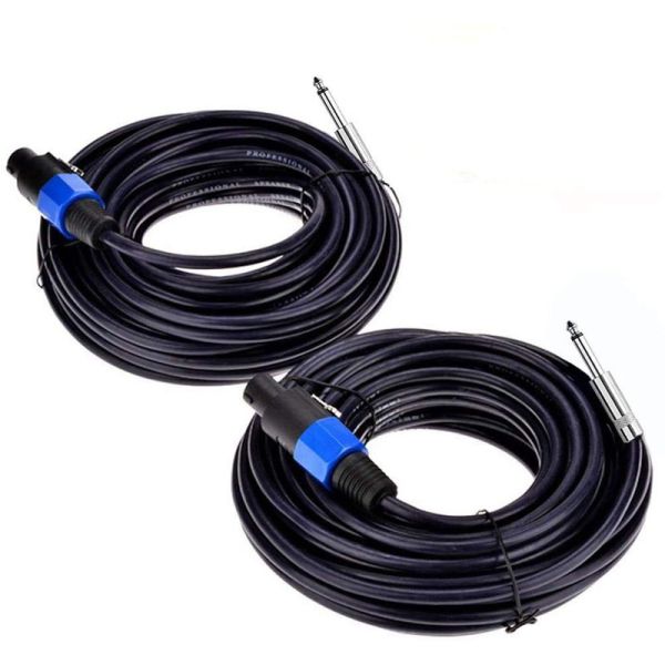 Quality Twist Lock 2 Conductor Speaker Cable Professional 50FT Length for Audio for sale