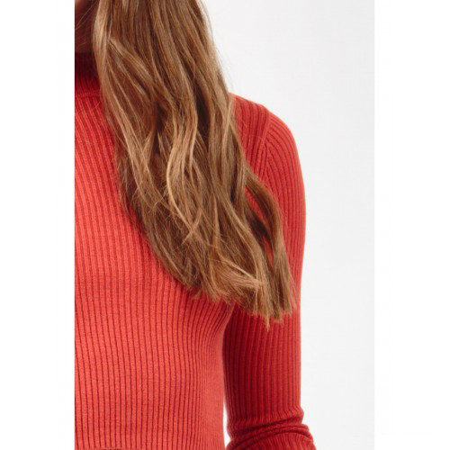 Quality Women Spring Long Sleeve Red Blouse for sale