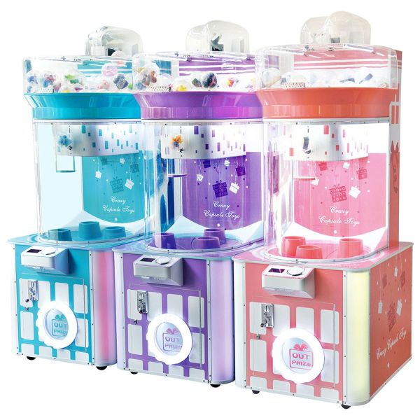 Quality Ball Dropping Prize Redemption Game Machine For 10cm Capsule for sale