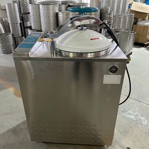Quality Quick Open Design Auto Drying 3times Pulse Vacuum Vertical Steam Autoclave for sale