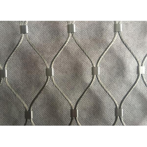 Quality Climbing Net Diamond Shape 316 Ferrule Rope Mesh for sale