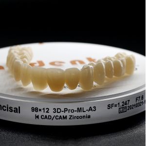 Quality A1 A2 A3 B1 B2 Dental Zirconia Block / Discs 98mm System FDA for sale