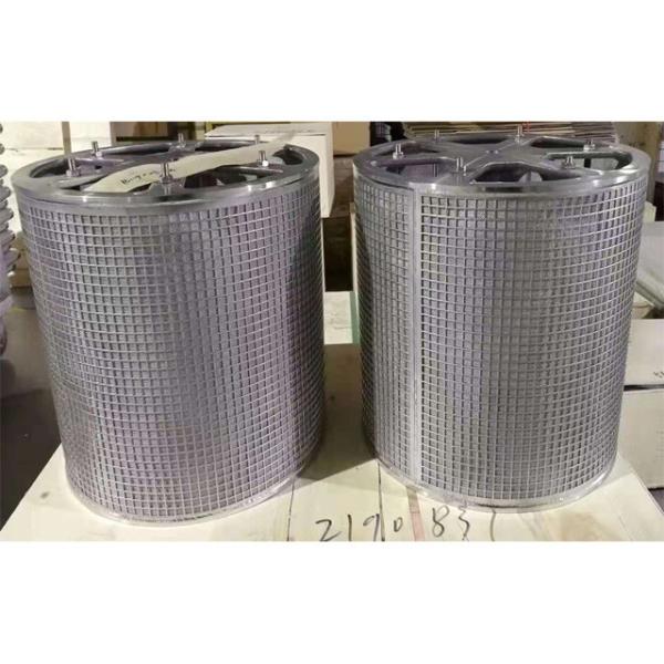 Quality 304 Double Barrel Structure Water Filter Basket Sintered Wire Mesh Filter for sale