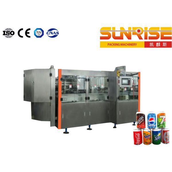 Quality Carbonated Drinks Aluminum Can Filling Machine 500 Cans Minute for sale