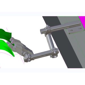 Quality Easy Adjustment Pneumatic Gripper Mechanism For Holding Metal Stamps for sale