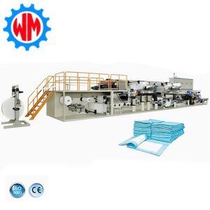 Quality PLC Control Mattress Pad Underpad Making Machine Full Servo Porduction for sale