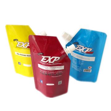 Quality Colorful Liquid Pouch With Spout Reusable Water Spout Pouch Packaging for sale
