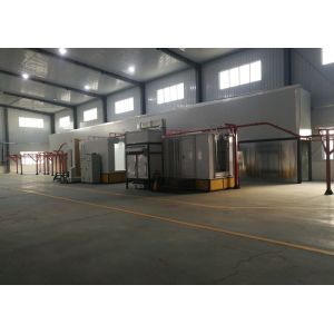 Quality Automatic Recycling PP Large Powder Coating Booth High Efficient for sale